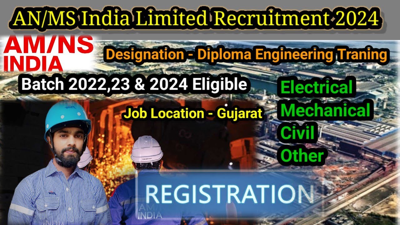 AMNS India limited Recruitment 2024 #freshers #batch2024 # ...