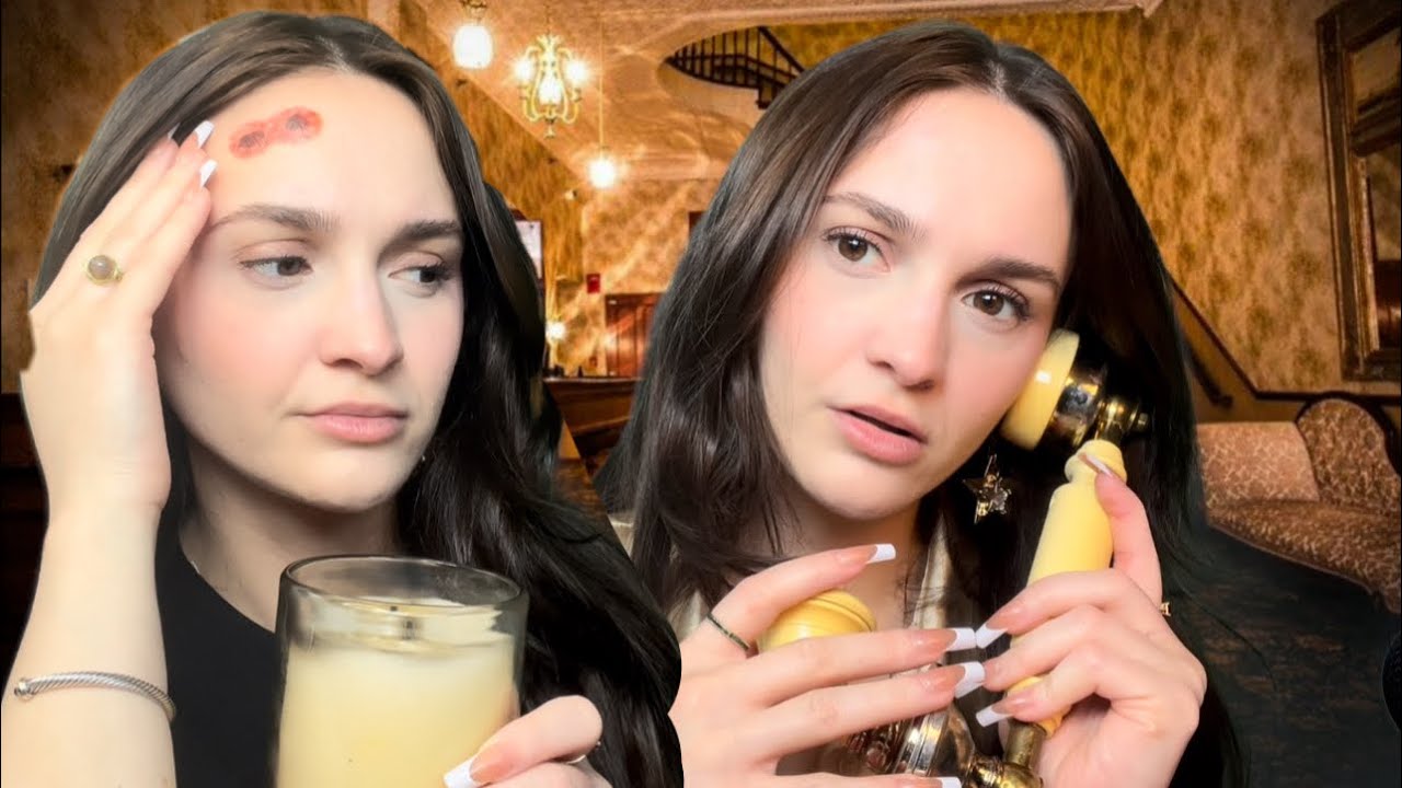 ASMR Haunted Hotel Receptionist RP 🫢👻🫣🏨(spooky vibes) - YouTube