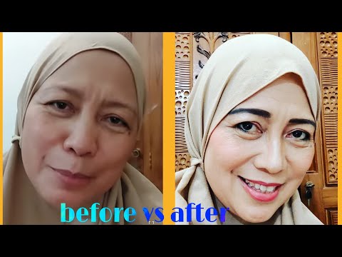 tutorial make up ibu ibu usia 50 an tahun biar kelihatan fresh dan muda