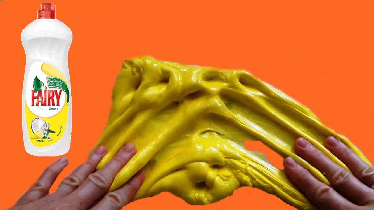 Making liquid slime with faıry,easy slime,slaym nasıl yapılır,slime ...