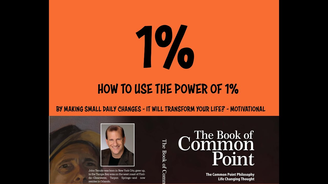 HOW TO USE THE POWER OF 1% BY MAKING SMALL DAILY CHANGES - MOTIVATIONAL ...