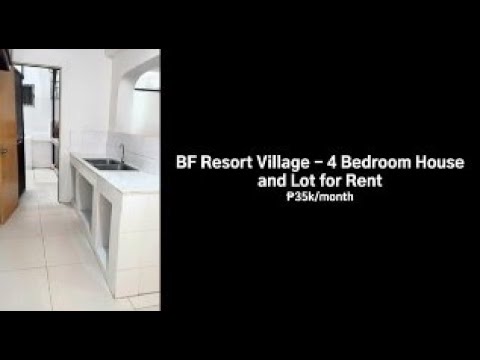 BF Resort Village 4 Bedroom H&L for Rent - YouTube