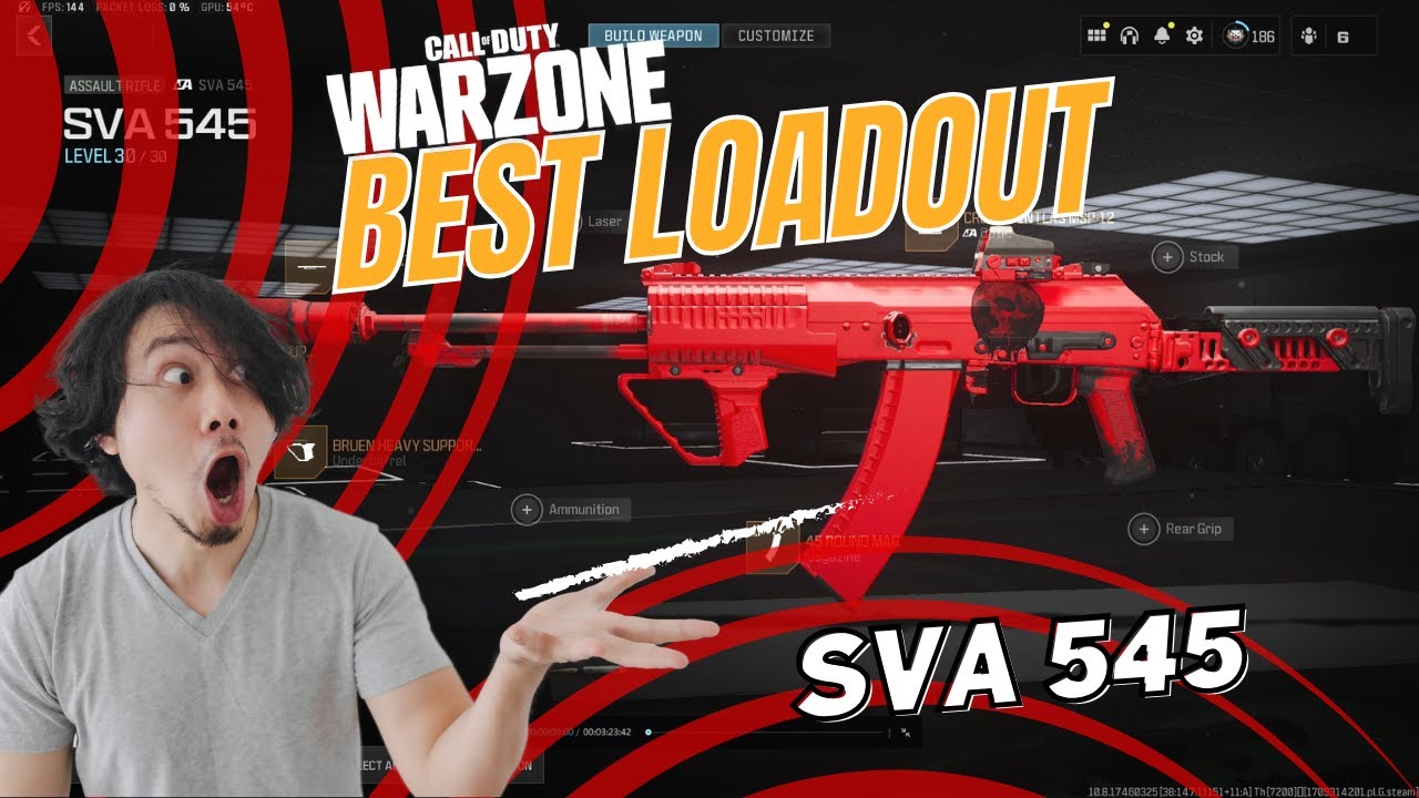Unstoppable SVA 545 Loadout DOMINATES Warzone 3! No Recoil = No Mercy ...