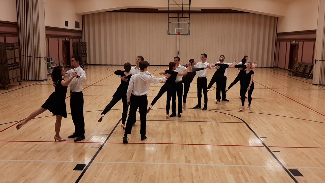 Snow College Ballroom Practice - YouTube