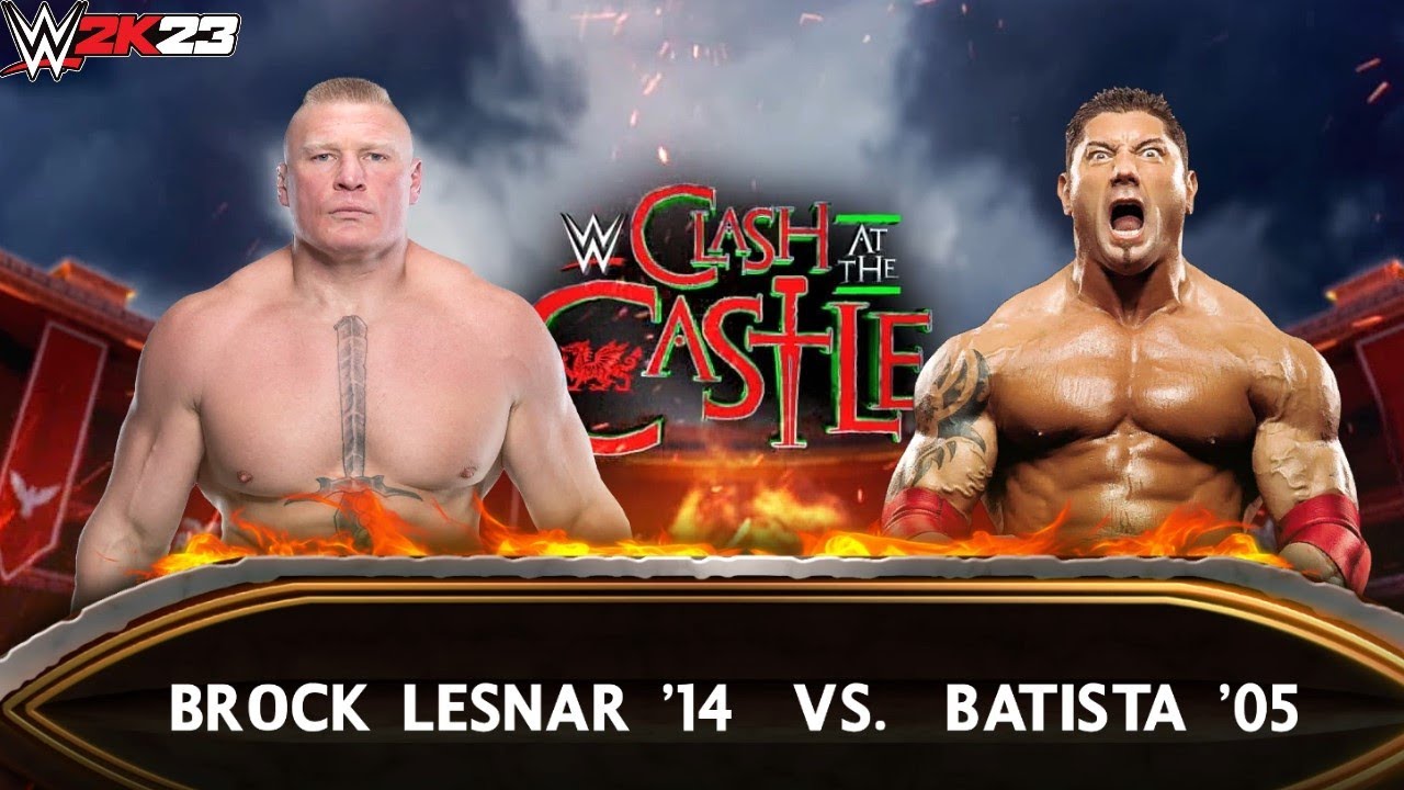 Full Match - Brock Lesnar '14 vs. Batista '05: Clash At The Castle|WWE ...