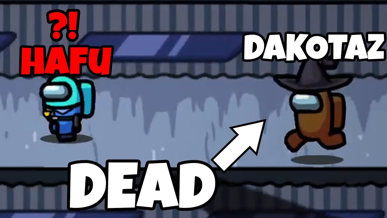 Dakotaz HAUNTS HAFU as a Ghost - SPOOKY Among Us Glitch - YouTube