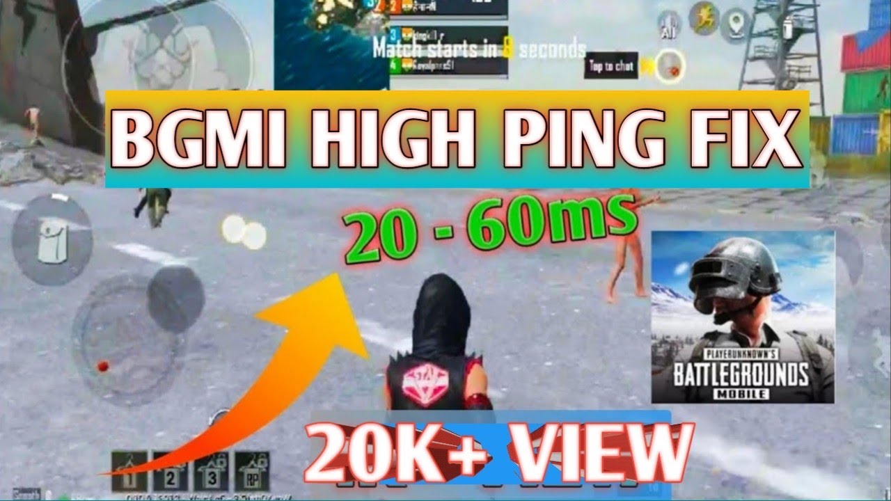 HOW TO FIX HIGH PING ON BGMI || HOW TO SOLOVE HIGH PING BATTLEGROUNDS ...