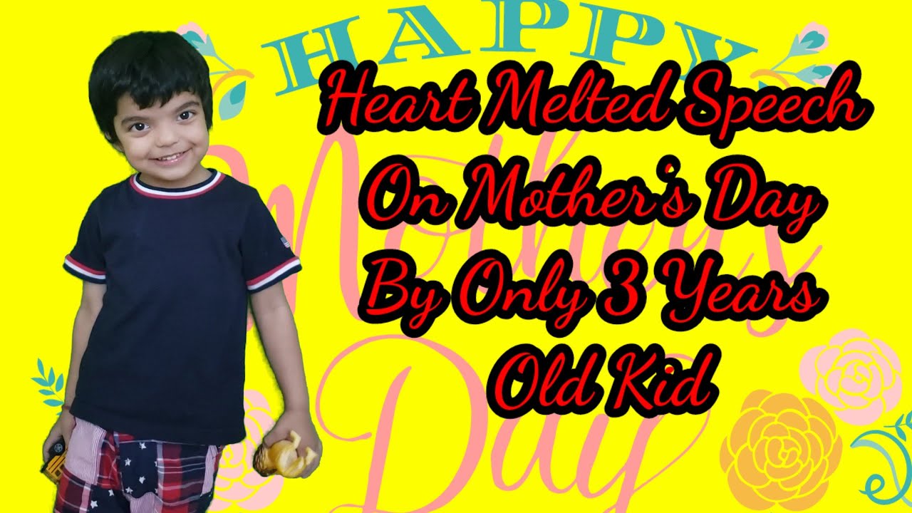 Wonderful Mother's Day Speech /Heart Melted Speech On Mother's Day By 3 ...