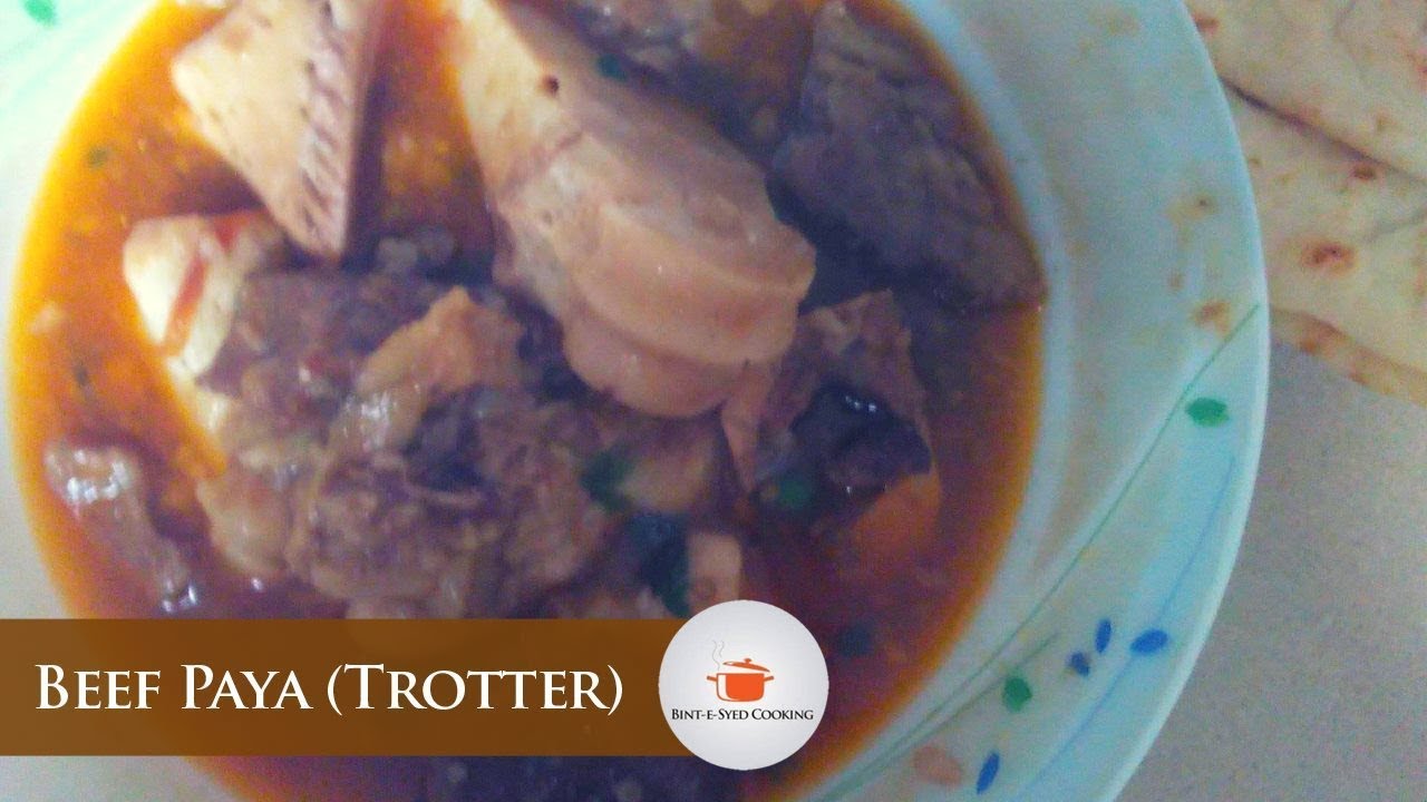 Beef Paya (Trotter) Recipe | BinteSyed Cooking - YouTube