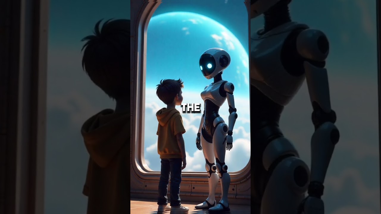 The Last Human On The Earth Raised By a Robot. #shorts #story - Go IT