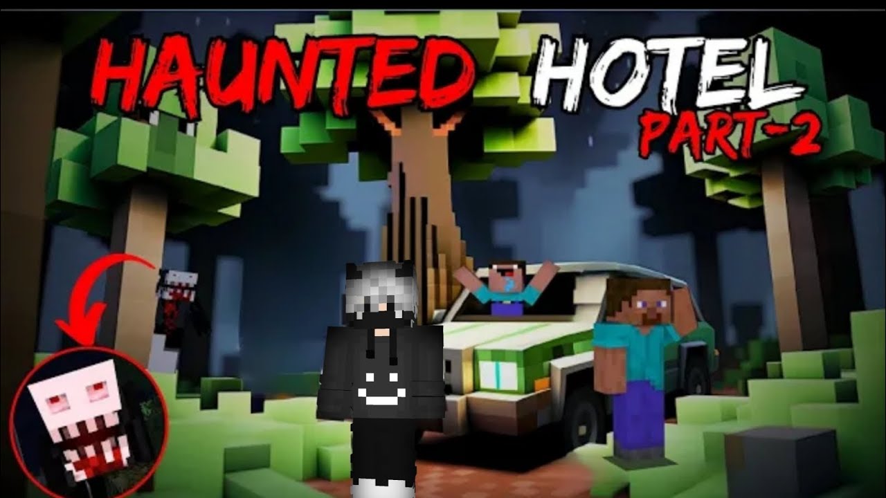 Haunted hotel PART 2 Minecraft horror story - YouTube