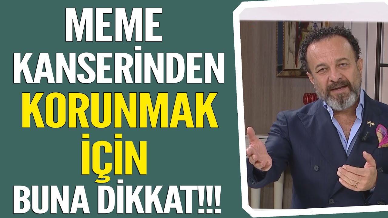 Meme kanserinden korunmak için bunlara dikkat!!! - YouTube