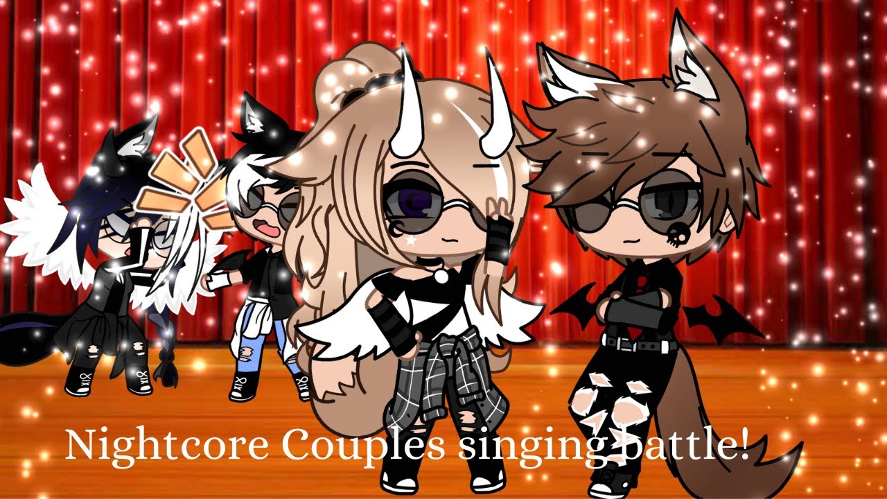 Nightcore Couples Singing Battle || Violet Ash Wolf - YouTube