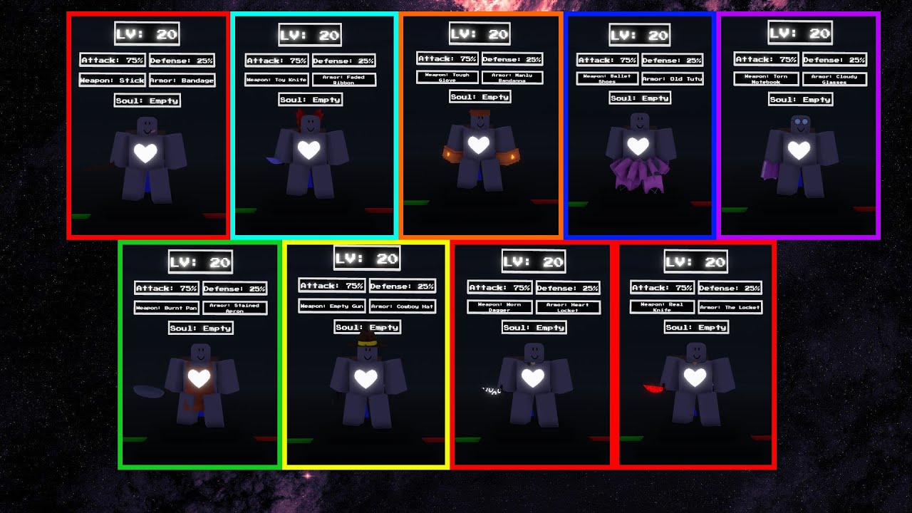 [CODES] Undertale: Timeline Collapse | All Player Build weapons + armor ...