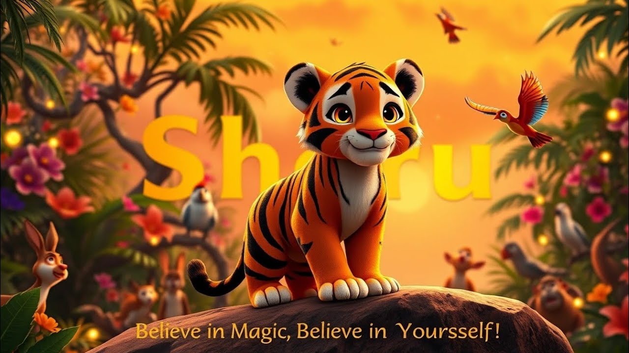 SHERU 🐅The Flying Tiger || bedtime stories || children's story || - YouTube