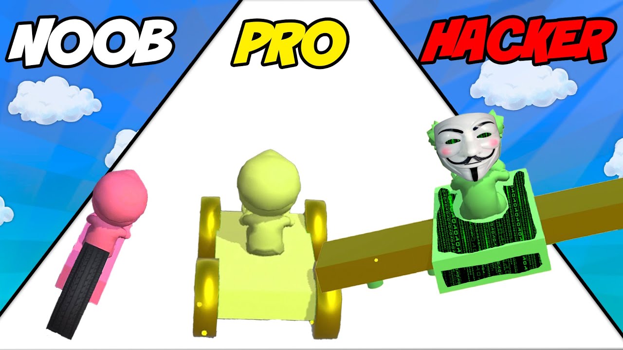CarCraft.io - NOOB vs PRO vs HACKER - YouTube