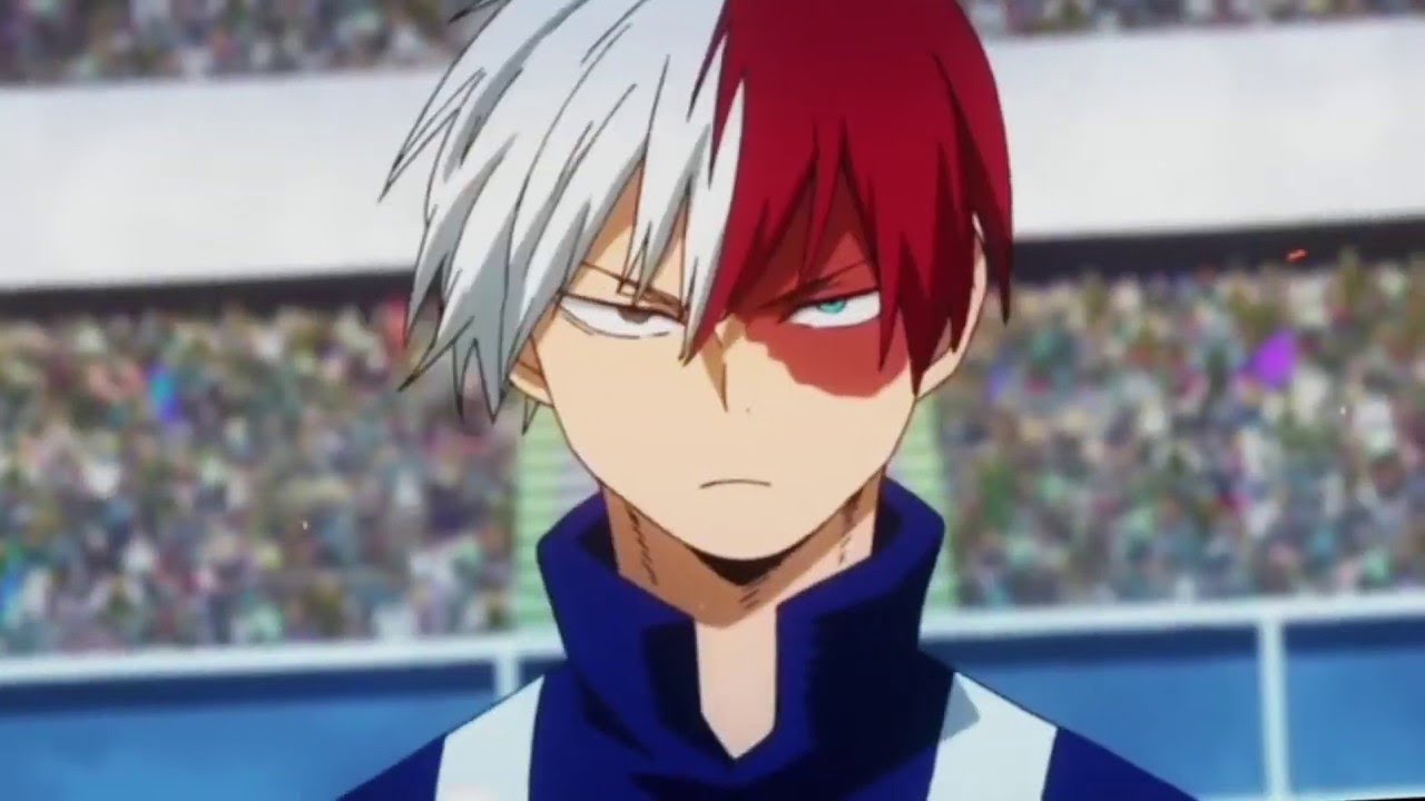 Shoto Todoroki (ojos y piel semi-realista) - YouTube