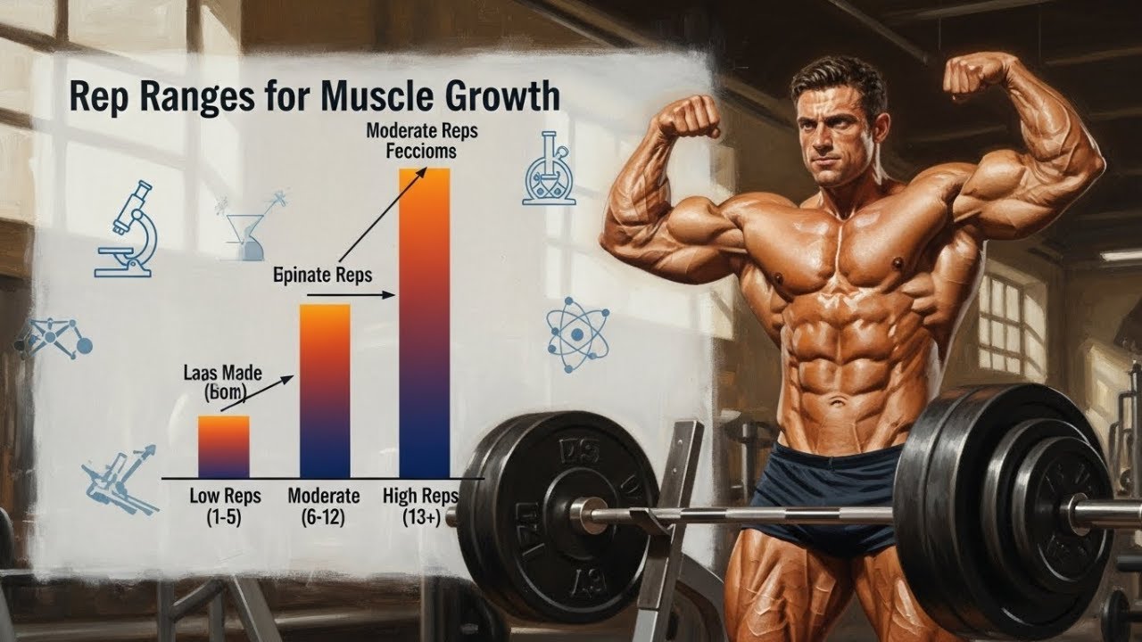 Best Rep Range for Natural Muscle Growth (Science-Based Answer) - YouTube