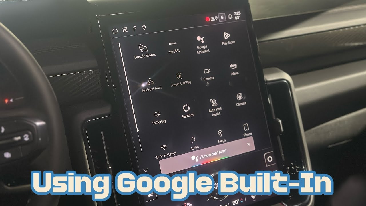 How to Use Your Google Built In on Your Yukon - YouTube