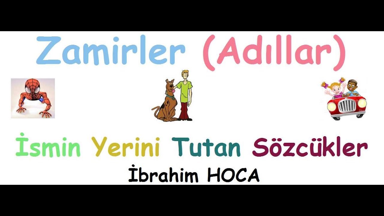 4. Sınıf Zamirler-Varlığın Yerini Tutan Sözcükler - YouTube