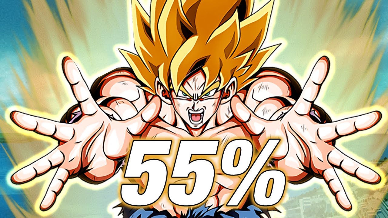 TANKING MONSTER! NEW LR SUPER SAIYAN GOKU 55% SHOWCASE! WORLD WIDE ...