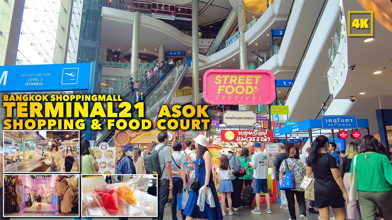 Terminal21 Asok / Walking through Food Court & shopping area(April 2023 ...