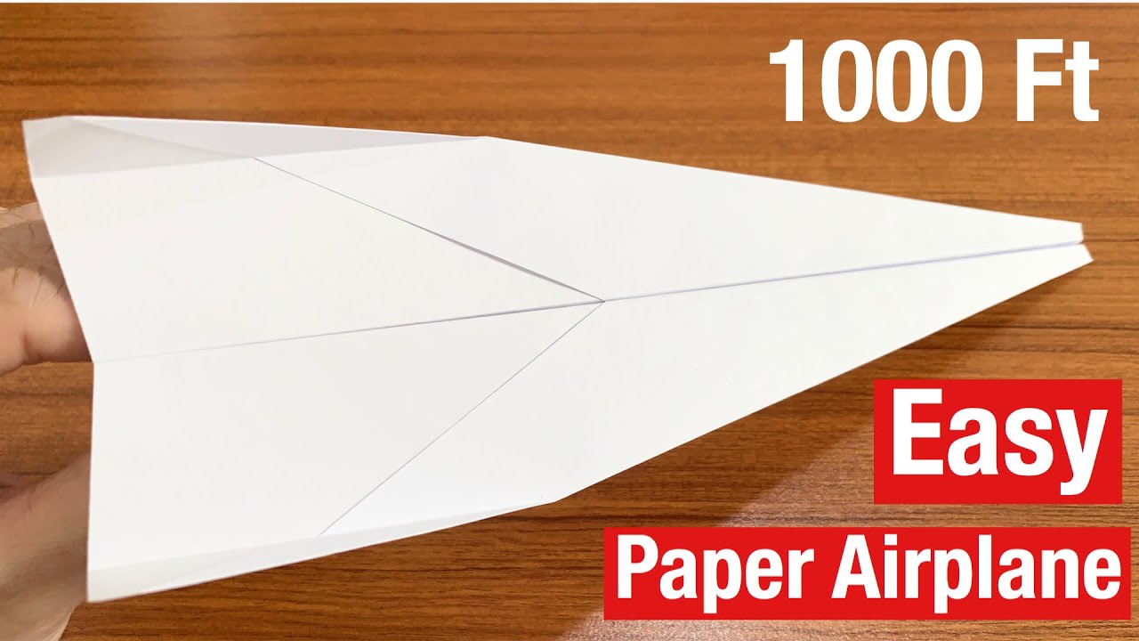 Paper Airplane that Fly Far Easy Origami - Origami PESAWAT Terbang ...