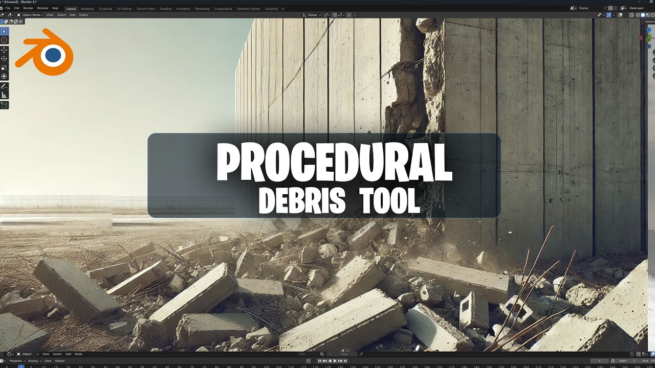 Blender Debris tool geometry nodes - YouTube