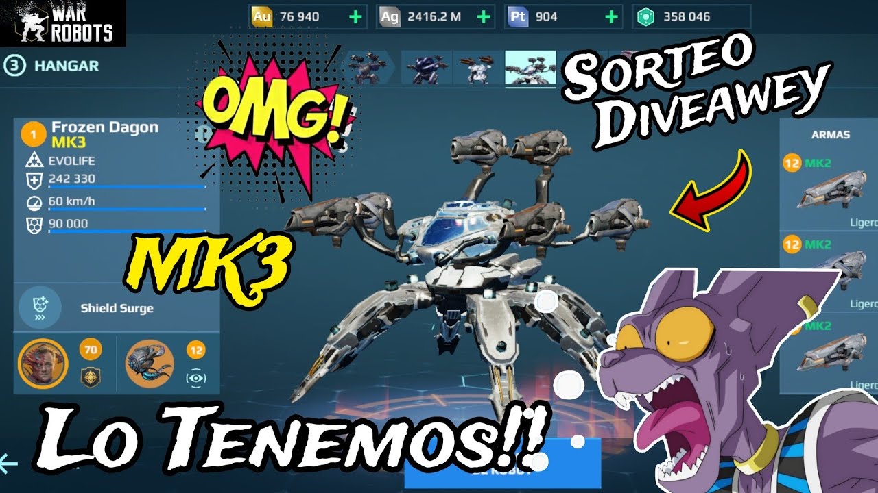 Tenemos al Frozen Dagon Al Mk3 😎 War Robots [WR] Gameplay #wrwinFDagon ...