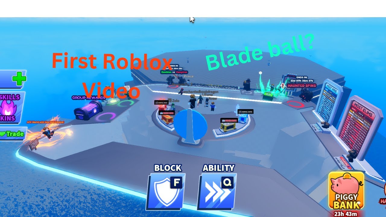 [Blade Ball?] First Roblox Video - YouTube