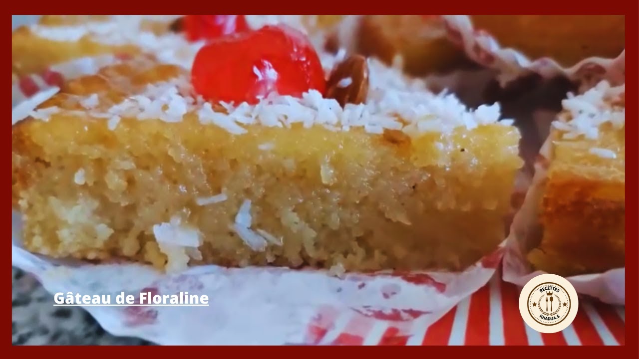 Recette simple et rapide gâteau floraline - YouTube