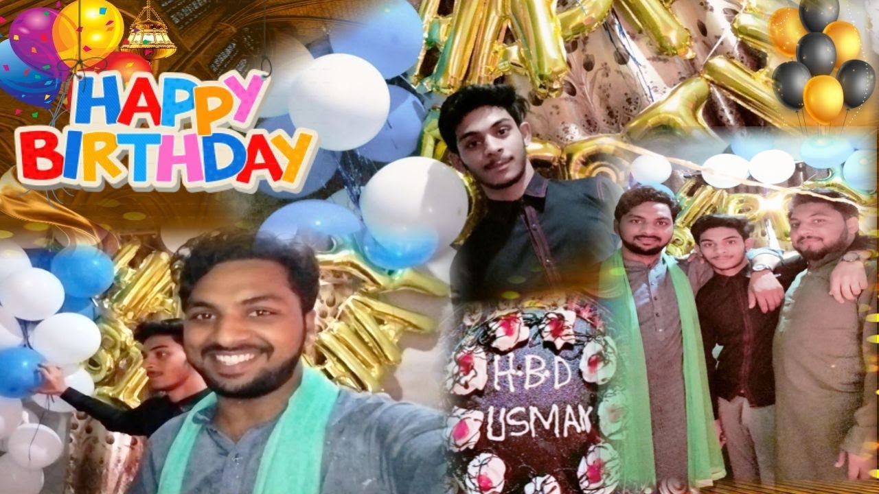 🔴Usman Ali Mustafa KI BIRTHDAY CELEBRATION | FULL VIDEO | 🎂🎂😍💯 | umar ...