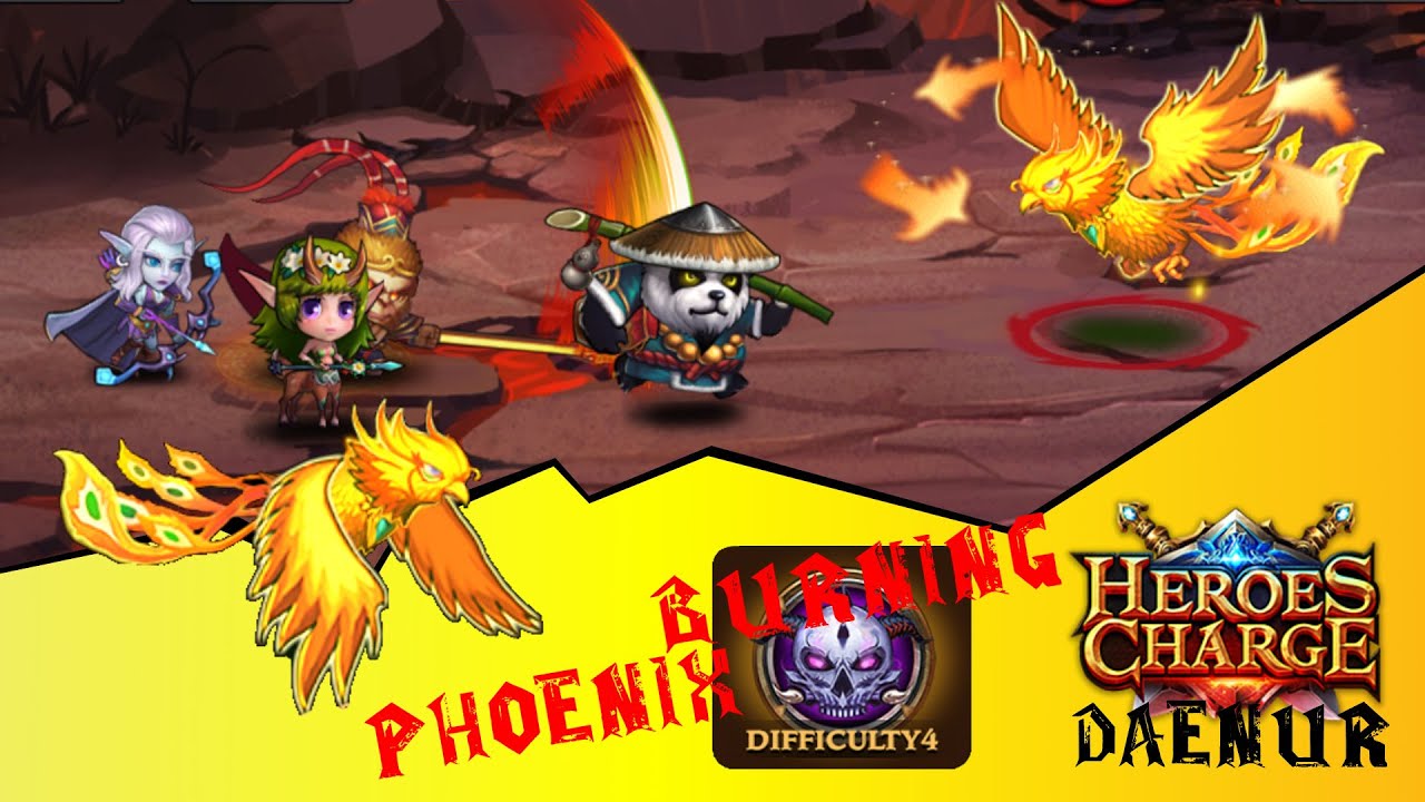 Heroes Charge: Burning Phoenix/Пылающий феникс - Difficulty 4 - YouTube