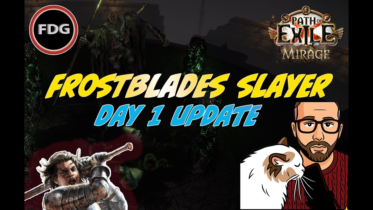Super Smooth as always Frost Blades Slayer Day 1 update POE 3.28 - YouTube