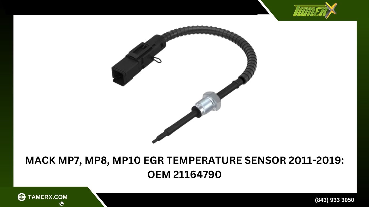 Mack MP7, MP8, MP10 EGR Temperature Sensor 2011-2019: OEM 21164790 ...