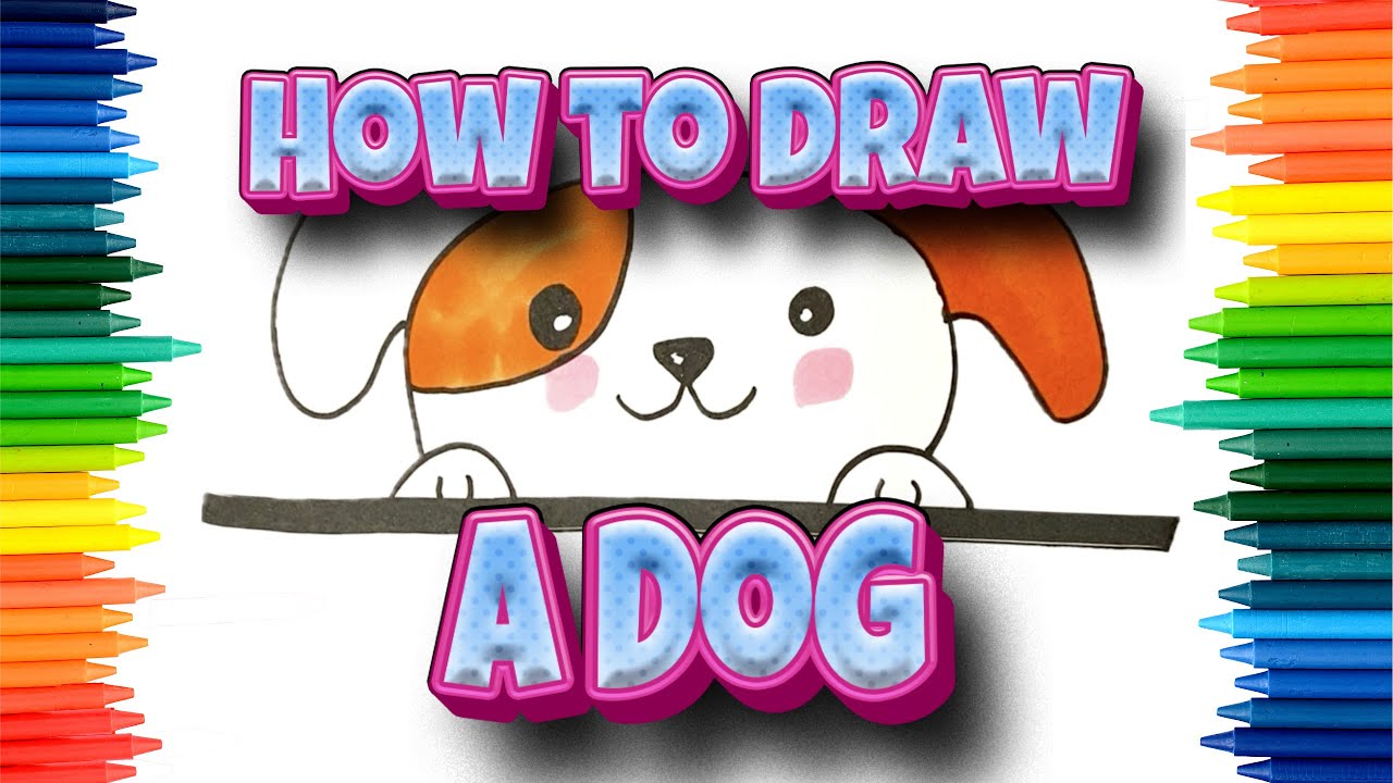 How to Draw A Dog / Easy Steps for Beginners | Kolay Köpek Çizimi - YouTube