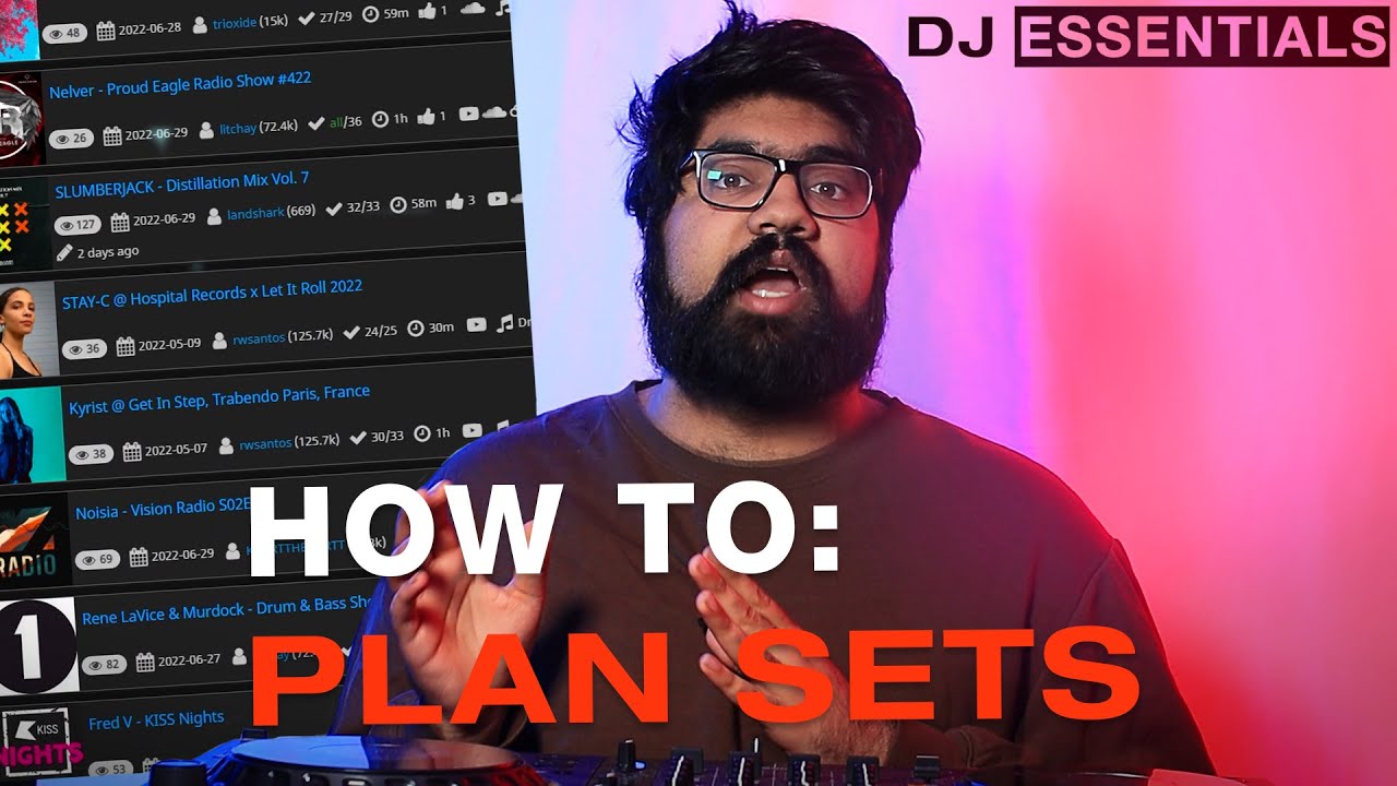 5 TIPS for PLANNING DJ SETS For Beginners | DJ ESSENTIALS - YouTube