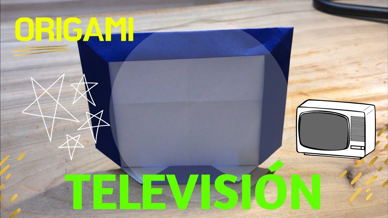[ORIGAMI] Television/TV/テレビ, cómo hacer, diy - YouTube