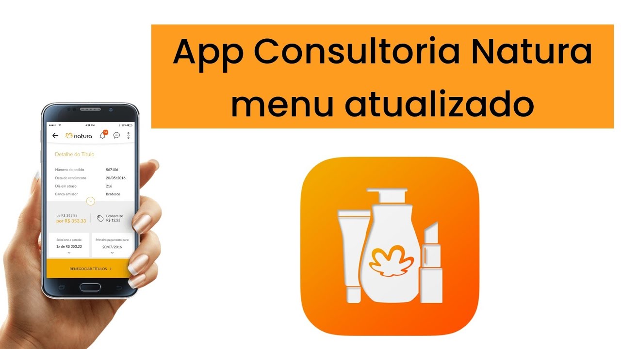 App Consultoria Natura - menu atualizado. - YouTube