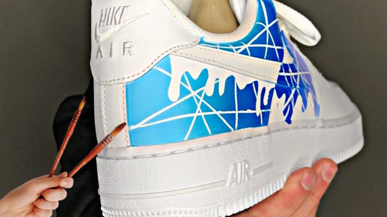 CUSTOM DRIPPED AIR FORCE 1’S 2 - YouTube