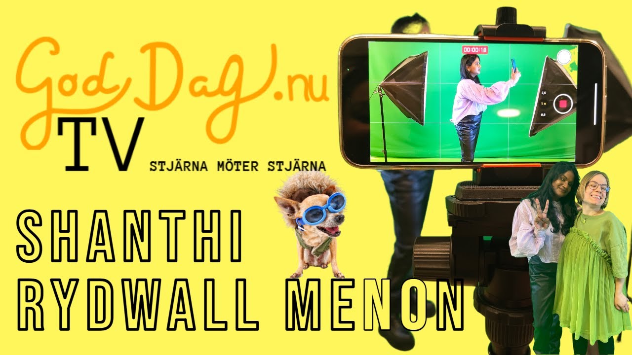 God Dag TV - Stjärna möter Stjärna, Shanthi Rydwall Menon - YouTube