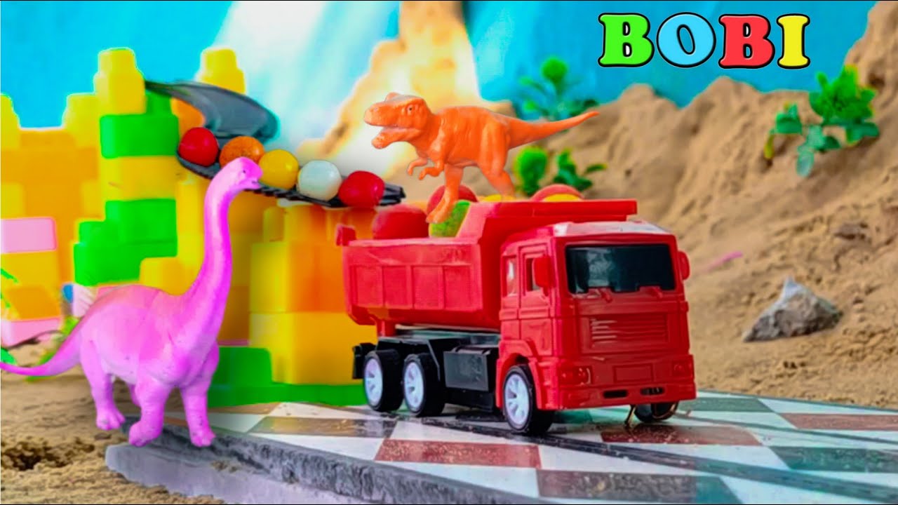 Rescue Marble Ball Truck , Funny stories police car , jcb cartoon ...