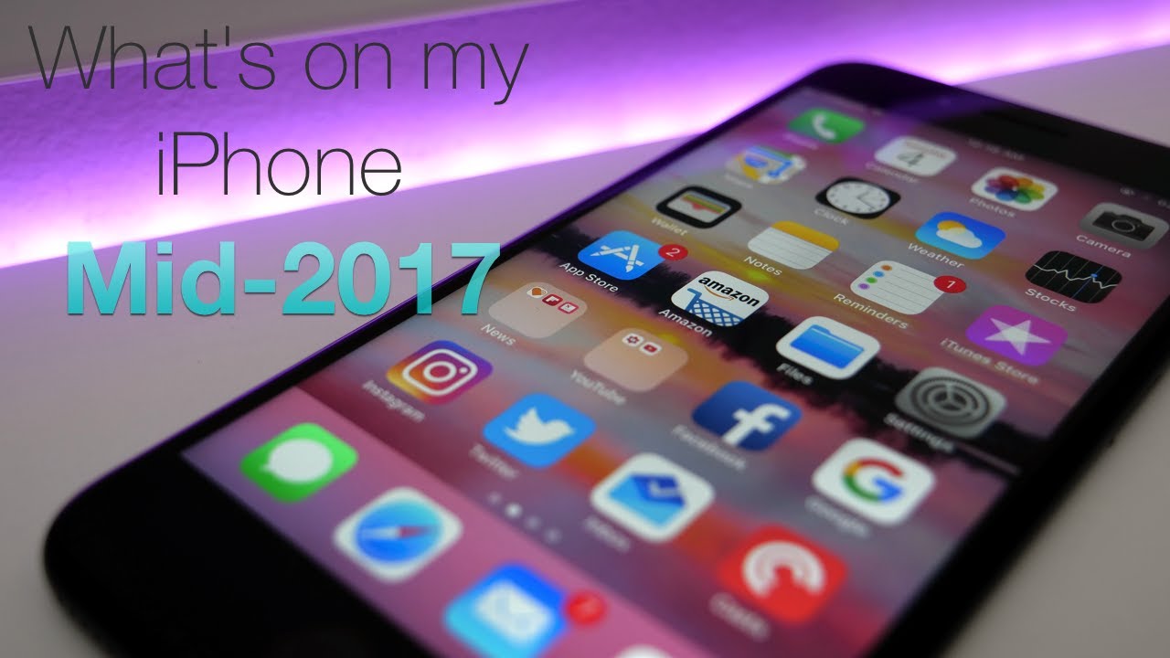 What's On My iPhone? - Mid 2017 (4K60) - YouTube