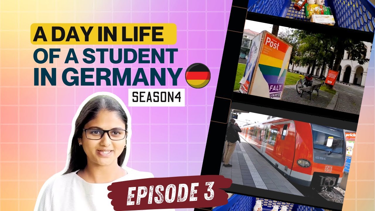 A Day in Life of a Student in Germany: Studying in Munich | S04 E03 ...