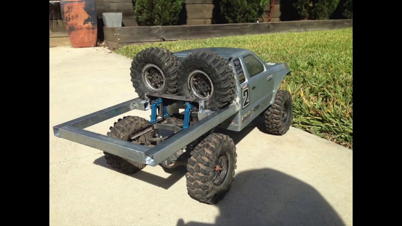 Custom Rc Truck And Steel Tray For Ute - YouTube
