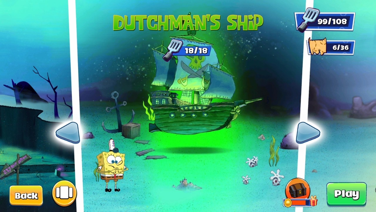 SpongeBob: Patty Pursuit (PC, Commentary) - All Spatulas, Dutchman's ...
