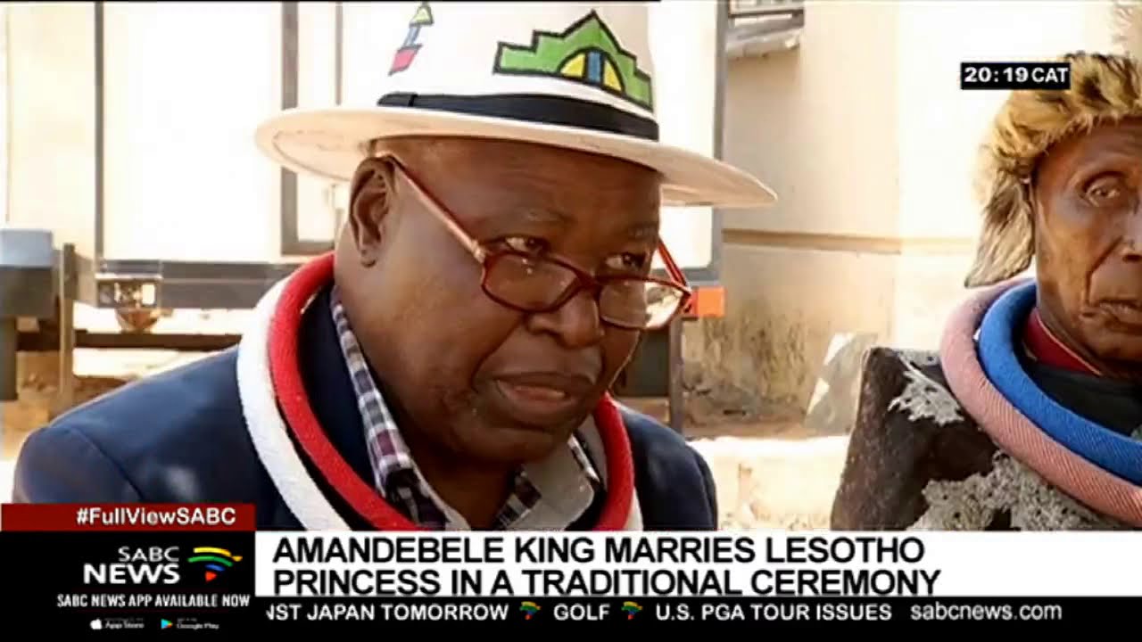 AmaNdebele King marries Lesotho princess - YouTube