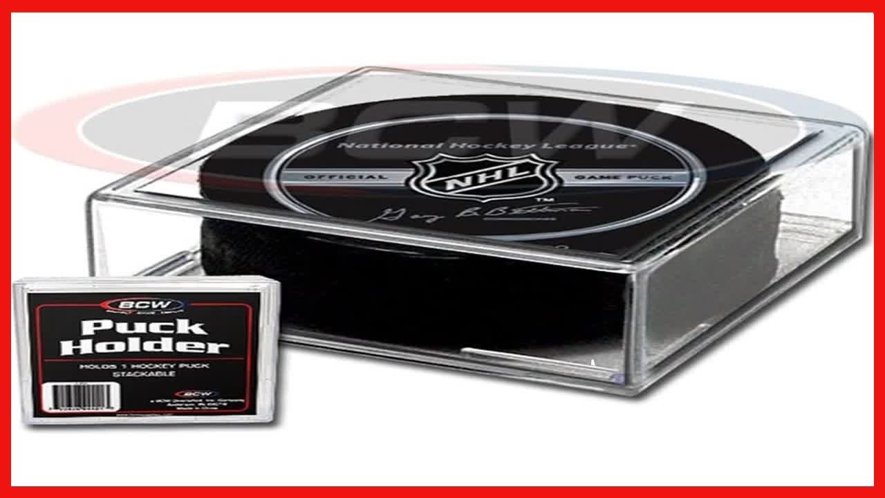 Great product - BCW 1-PH Hockey Puck Display Case Cube Square Holder ...