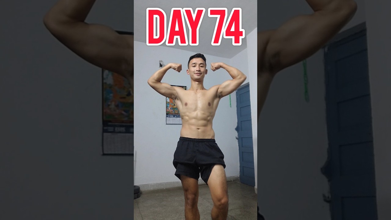 Day 74 🥷🔥.. 75 hard challenge 💪🔥. #motivation #fitness #strength - YouTube