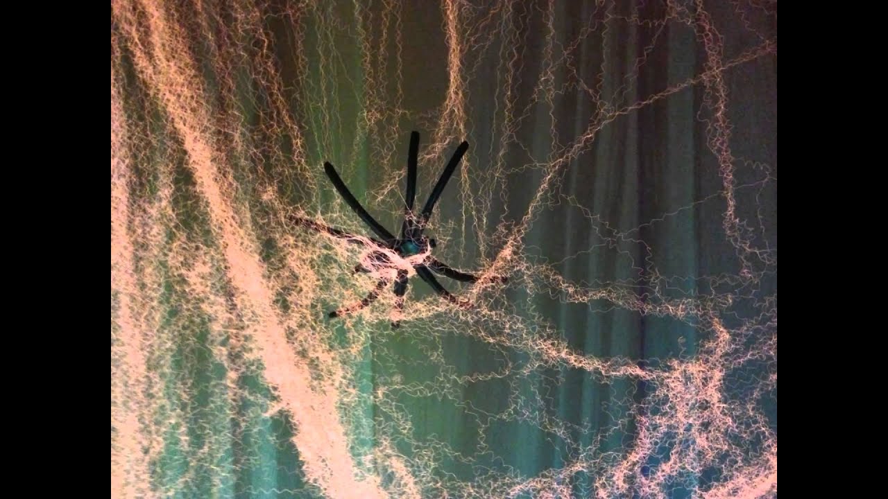 Ultra Violet Spiders Web - YouTube